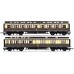 HORNBY RAKE of TWO GREAT WESTERN RAILWAY CLERESTORY COACHES R2980 ...