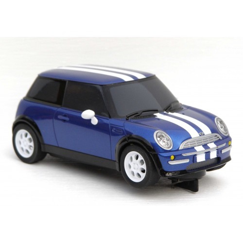 SCALEXTRIC DIGITAL Blue BMW Mini - Papamallard